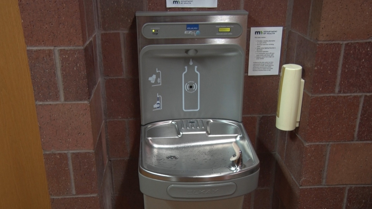 Brainerd Public Library Installs New Water Bottle Filling Station ...