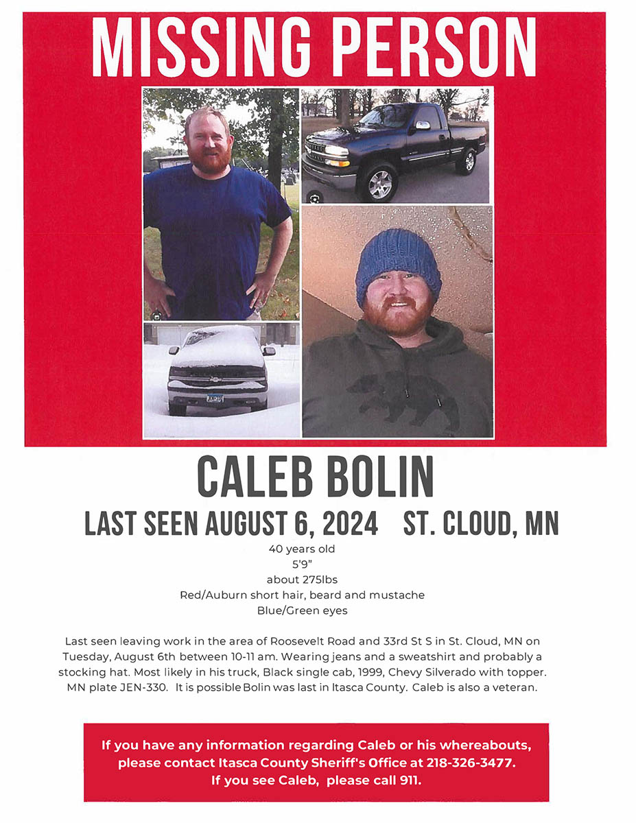 Itasca Co. Sheriff's Office Asking for Help in Finding Missing Man