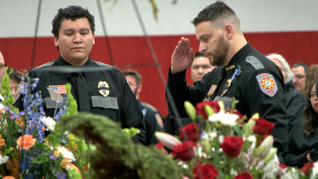 Funeral Services Held for Red Lake Police Officer Jesse Branch