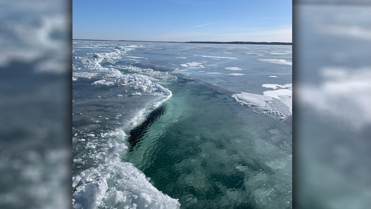 Quickly Changing Conditions on Cass County Lakes Making Ice Travel ...