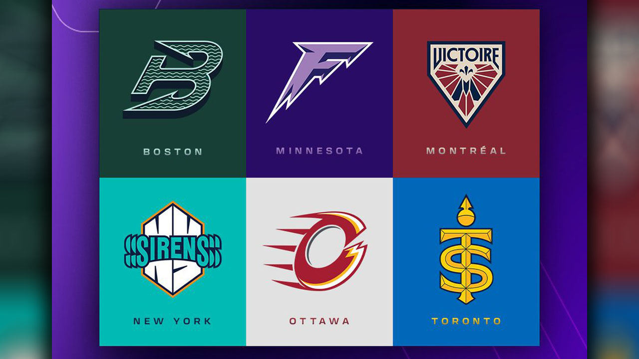 PWHL Unveils Team Nicknames and Logos Entering Women's Hockey League's ...