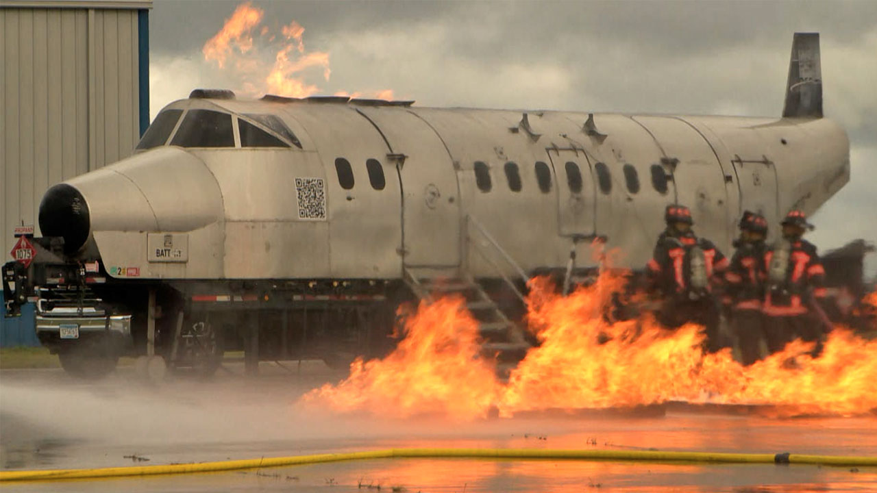 Plane Crash Simulation Held at Bemidji Airport as Training Exercise
