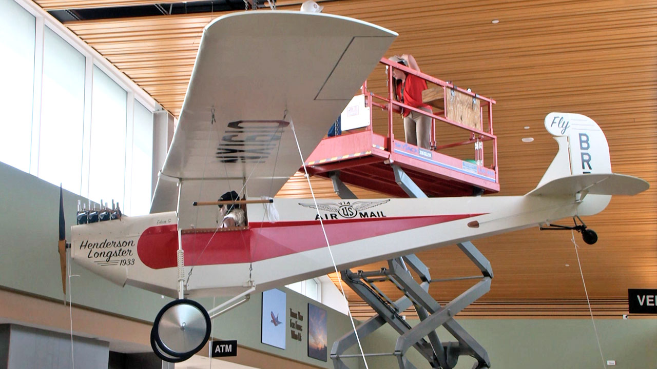 Homebuilt Plane Gets a New Home Inside the Brainerd Airport