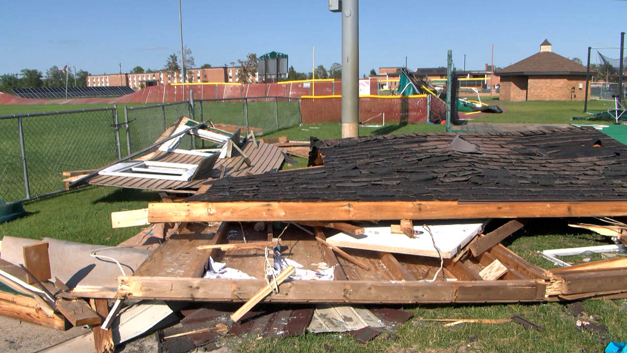 Bemidji State Begins Athletic Facility Storm Cleanup