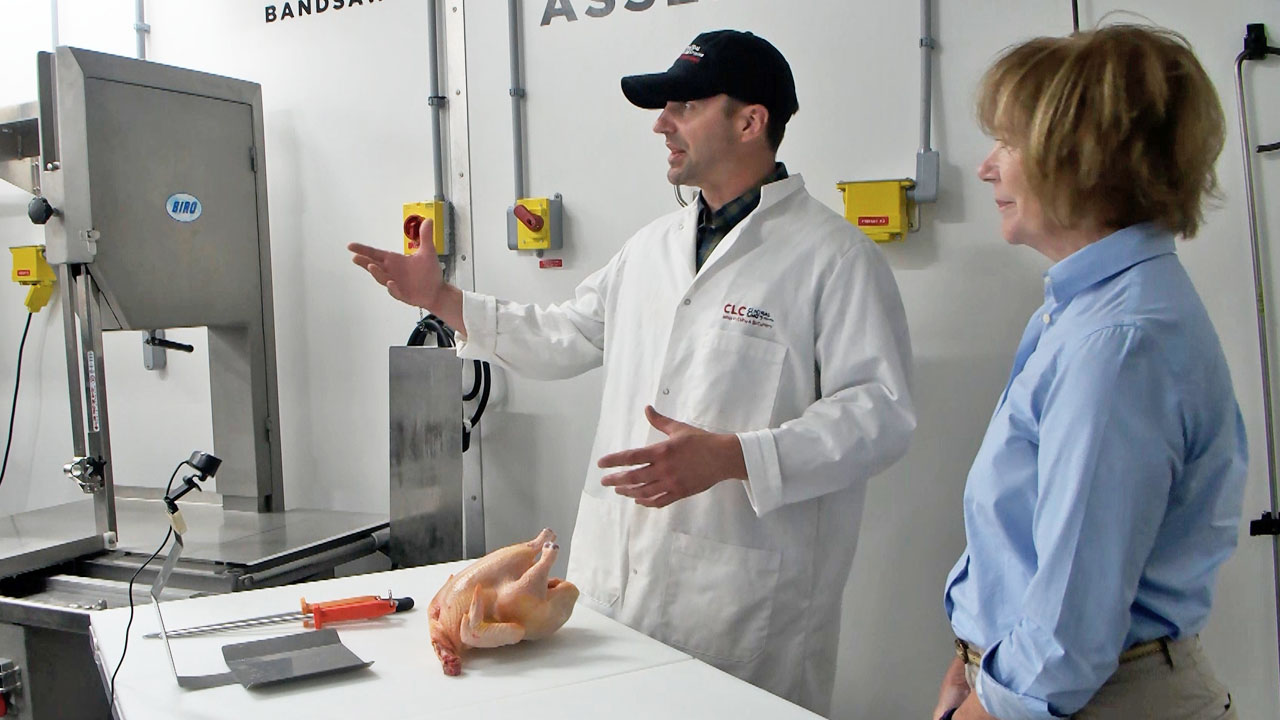 Sen. Tina Smith Tours Central Lakes College's Meat Cutting & Butchery ...
