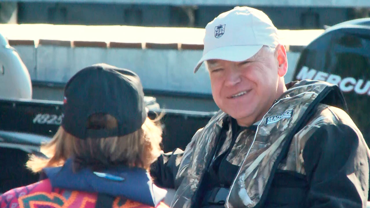 Gov. Walz Spends Minnesota Fishing Opener Weekend in Crosslake