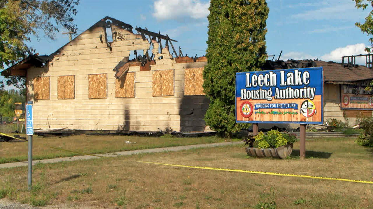 Leech Lake Housing Authority Building Burns Down in Early Morning Fire