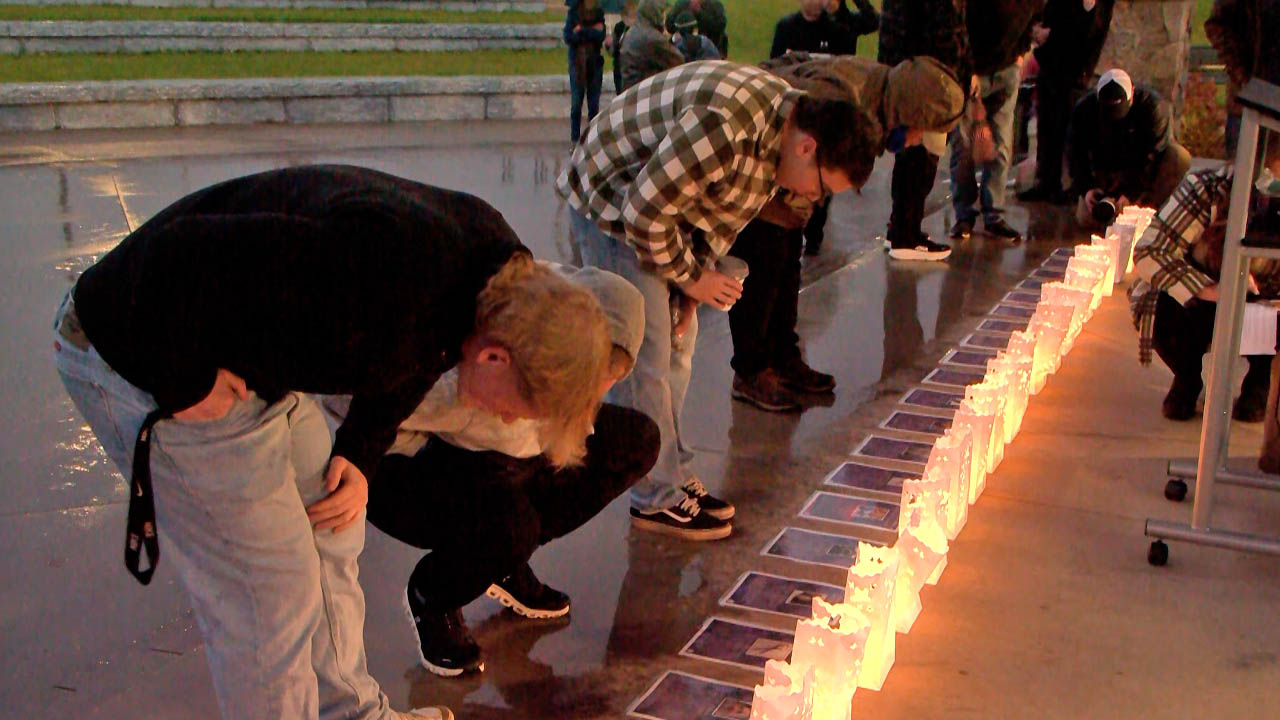 Candlelight Vigil to Honor Domestic Violence Victims Held in Brainerd